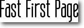 Fast First Page
